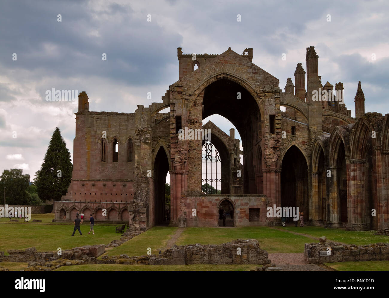 Melrose Abbey, Scottish Borders, Scotland Stock Photo - Alamy