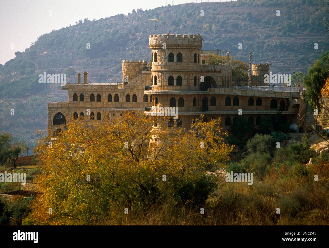Shouf Mountains Lebanon Moussa Castle - Modern Castle Built by Moussa ...