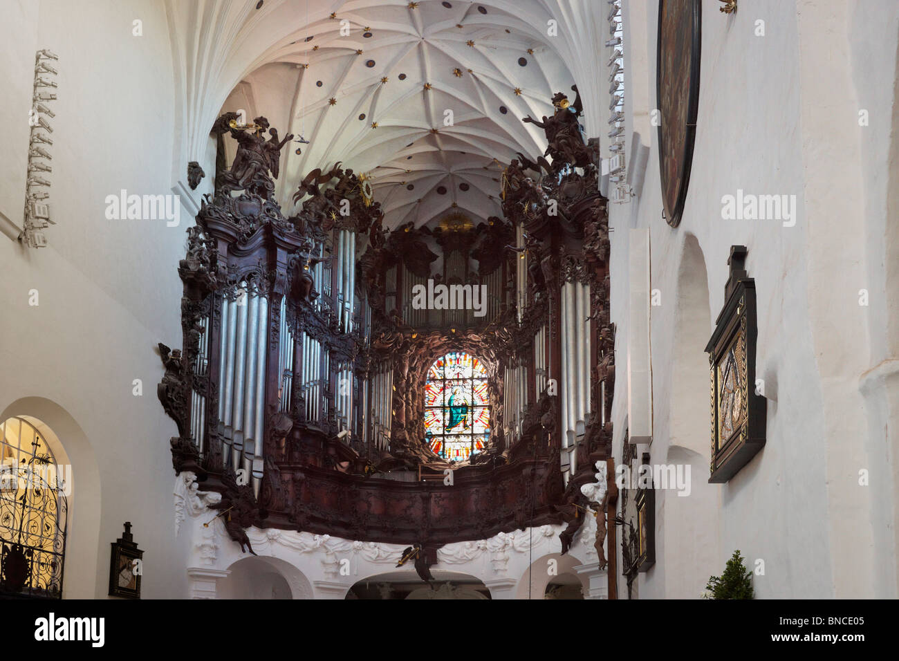 Gdansk Oliwa - ancient organ in the Cathedral, Poland Stock Photo - Alamy