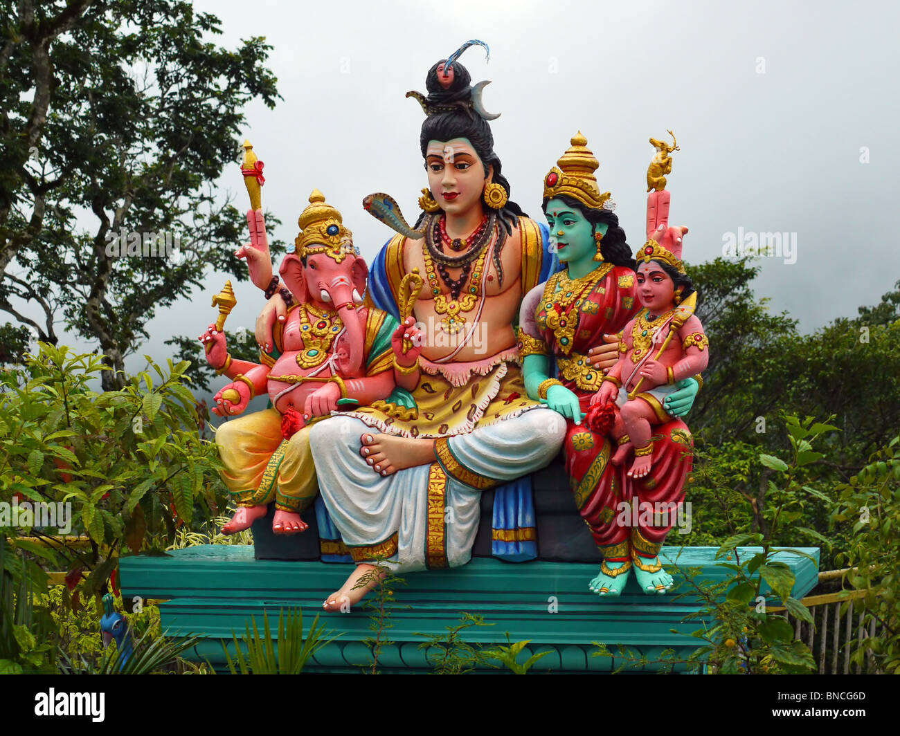 Hindu God Shiva Family