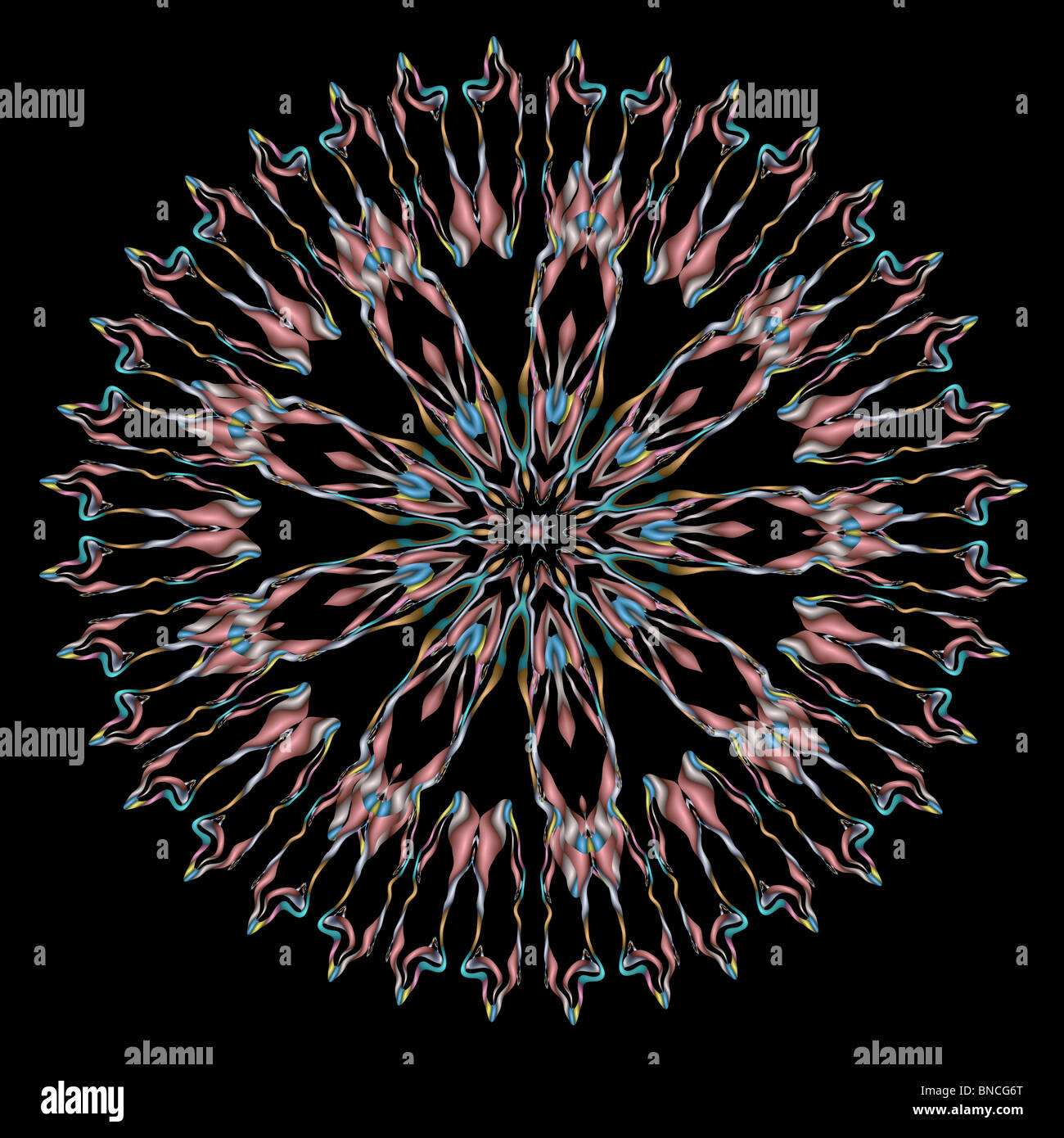 A pattern made using fractal design software Stock Photo - Alamy