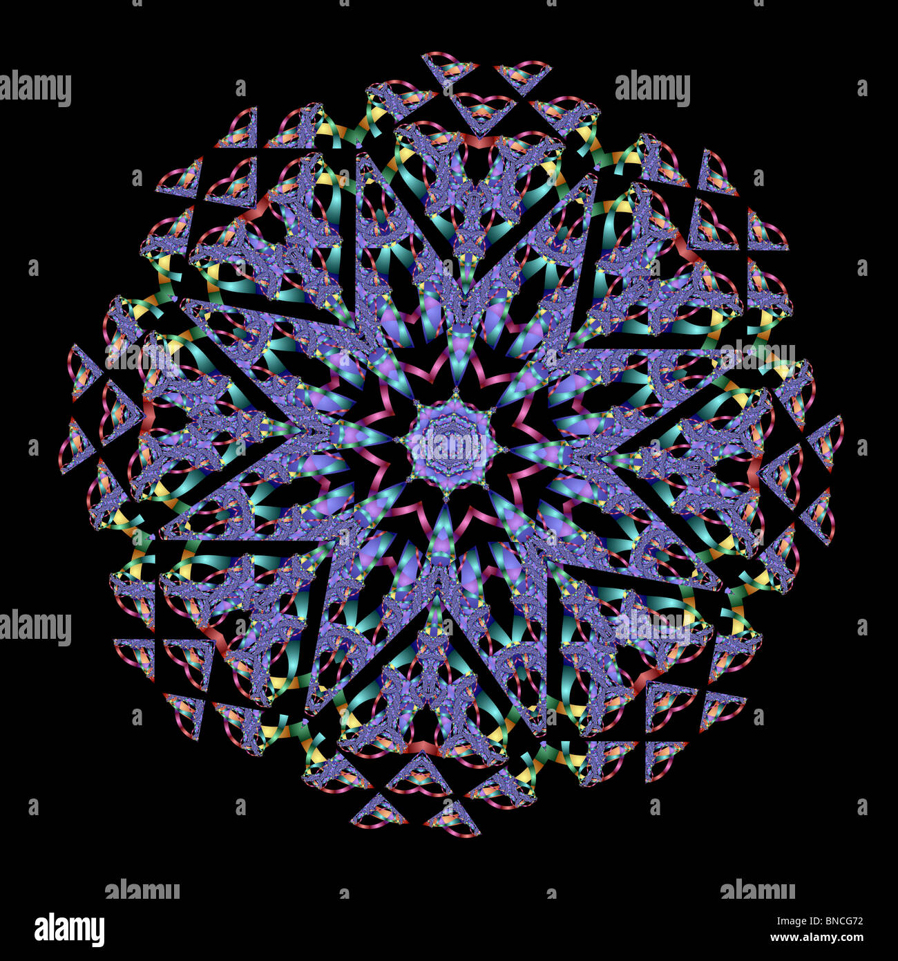 A pattern made using fractal design software Stock Photo - Alamy