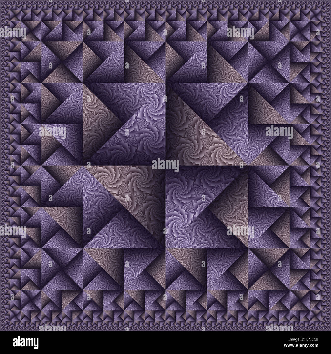 A pattern made using fractal design software Stock Photo - Alamy