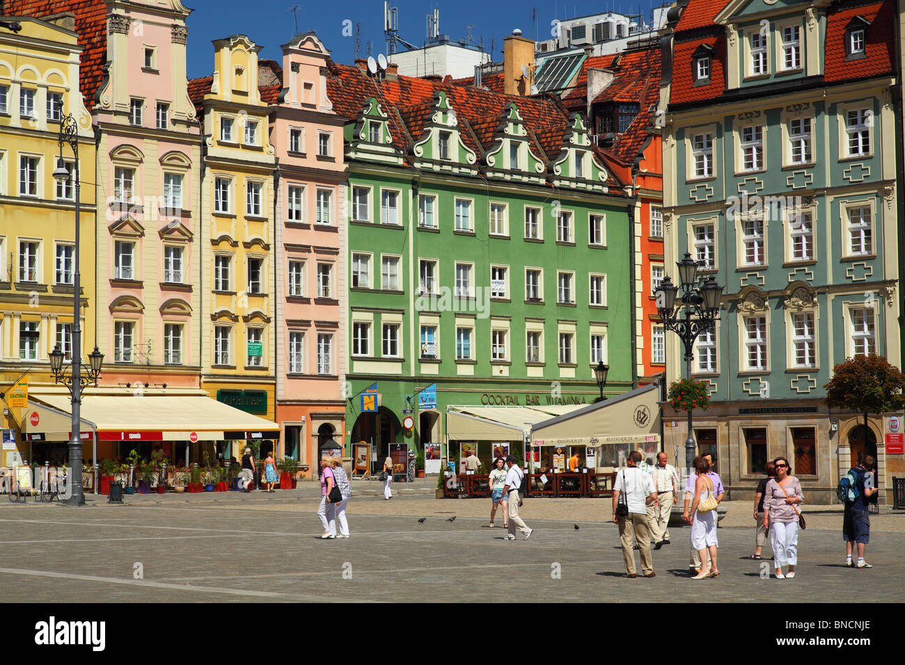 Wroclaw Old Market Historical tenement houses Lower Silesia Poland ... Wroclaw Old Market Historical tenement houses Lower Silesia Poland ...