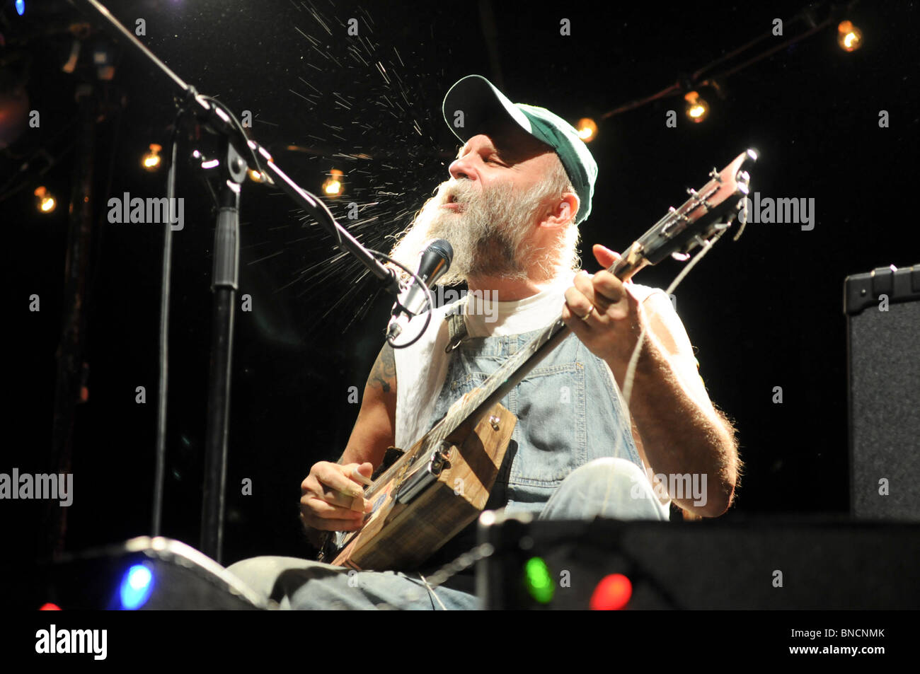 American singer Seasick Steve on stage, Wolverhampton Stock Photo - Alamy