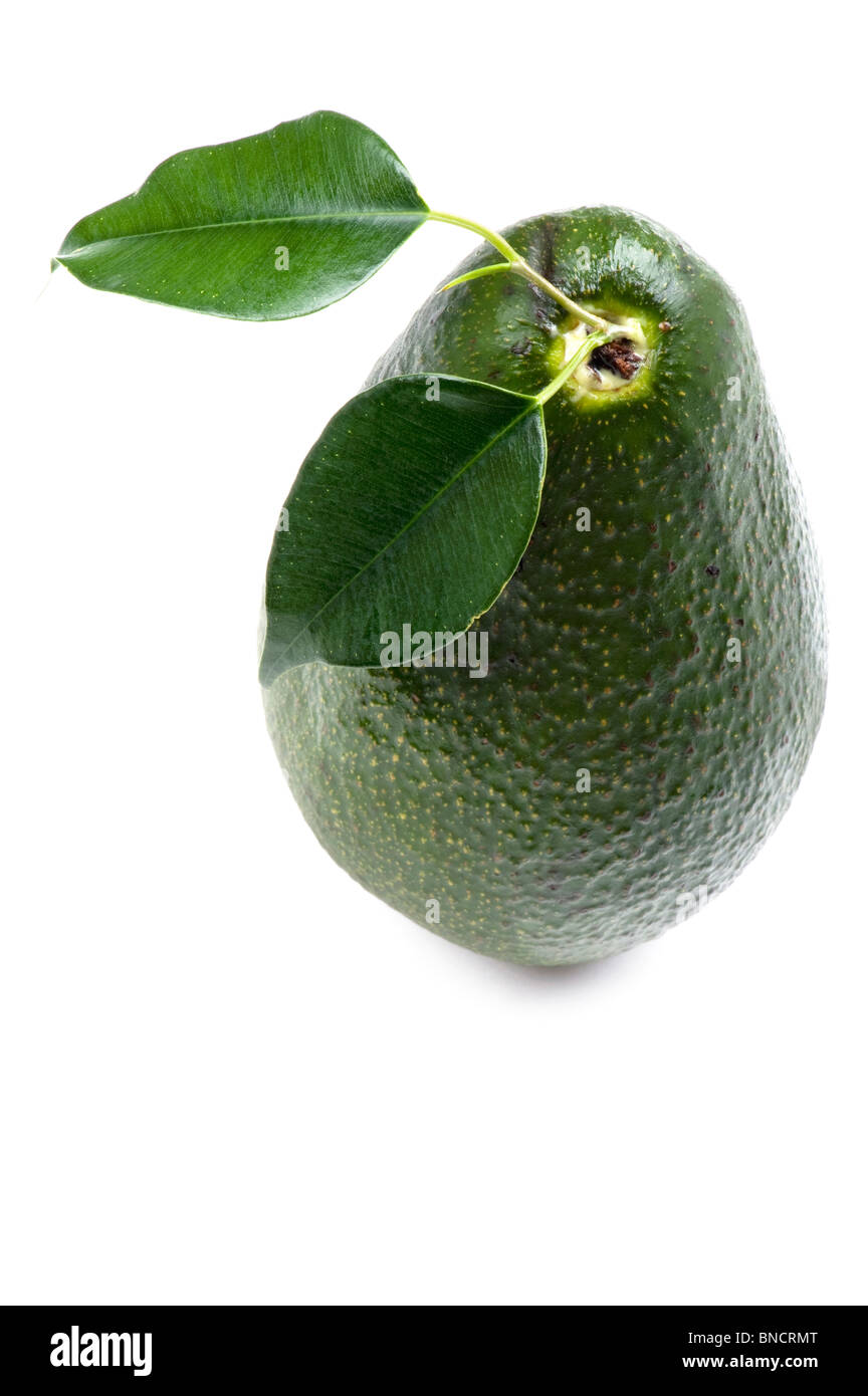 object on white - food avocado close up Stock Photo - Alamy