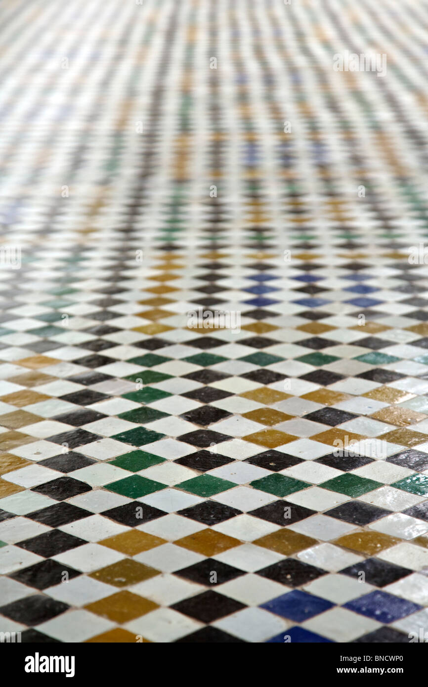 tile detail Fes Morocco Stock Photo - Alamy