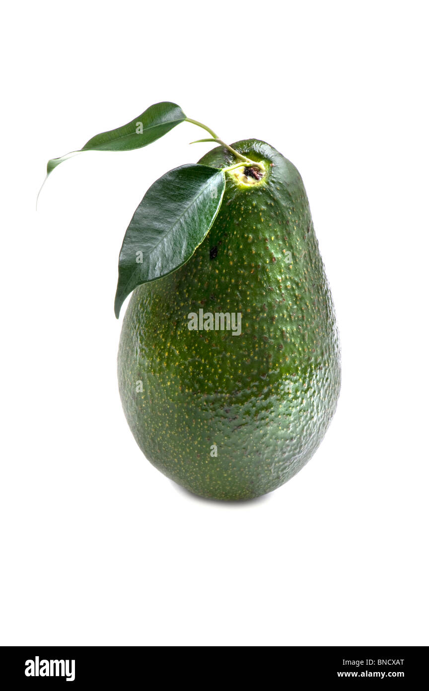 object on white - food avocado close up Stock Photo - Alamy