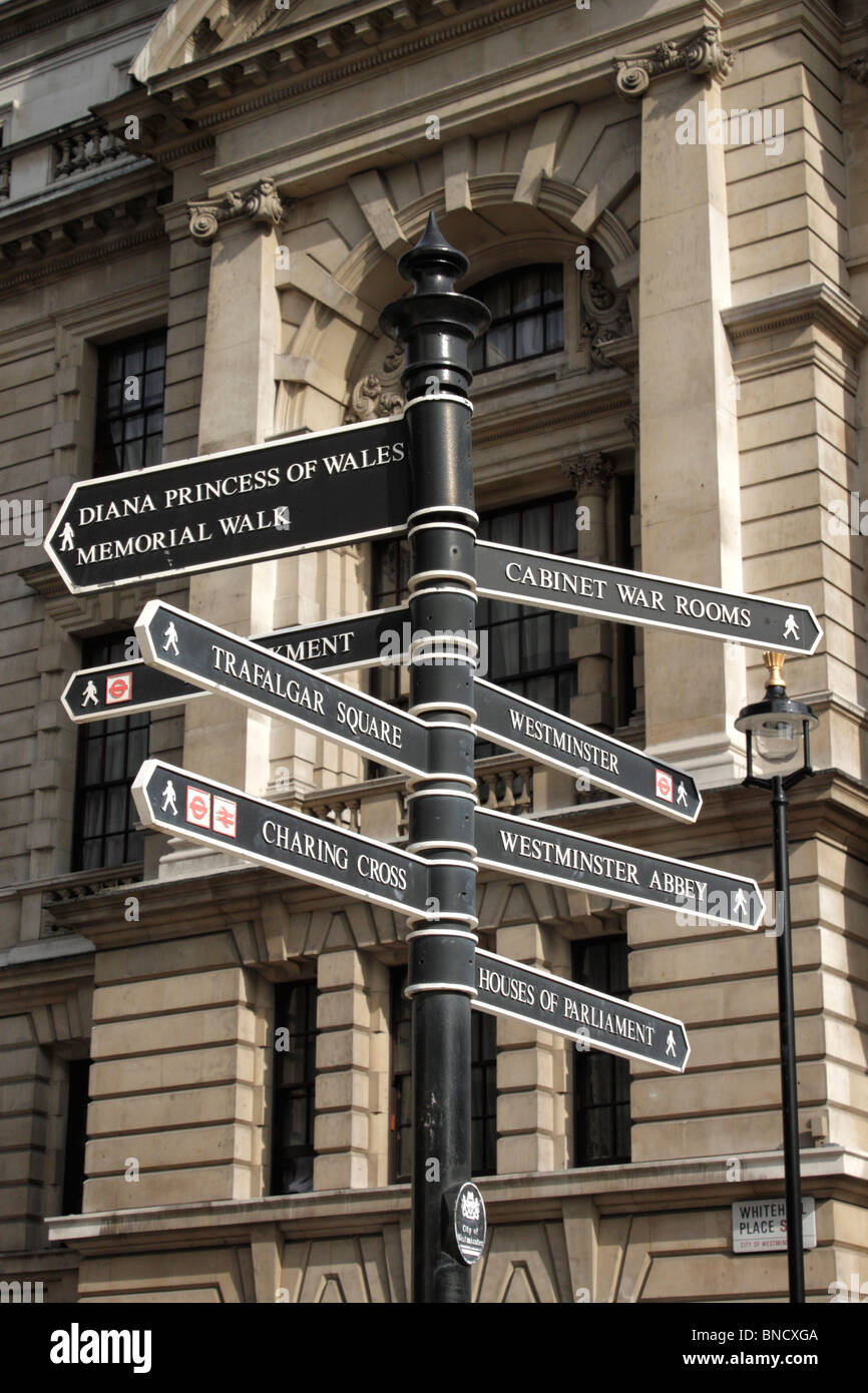 Whitehall sign hi-res stock photography and images - Alamy