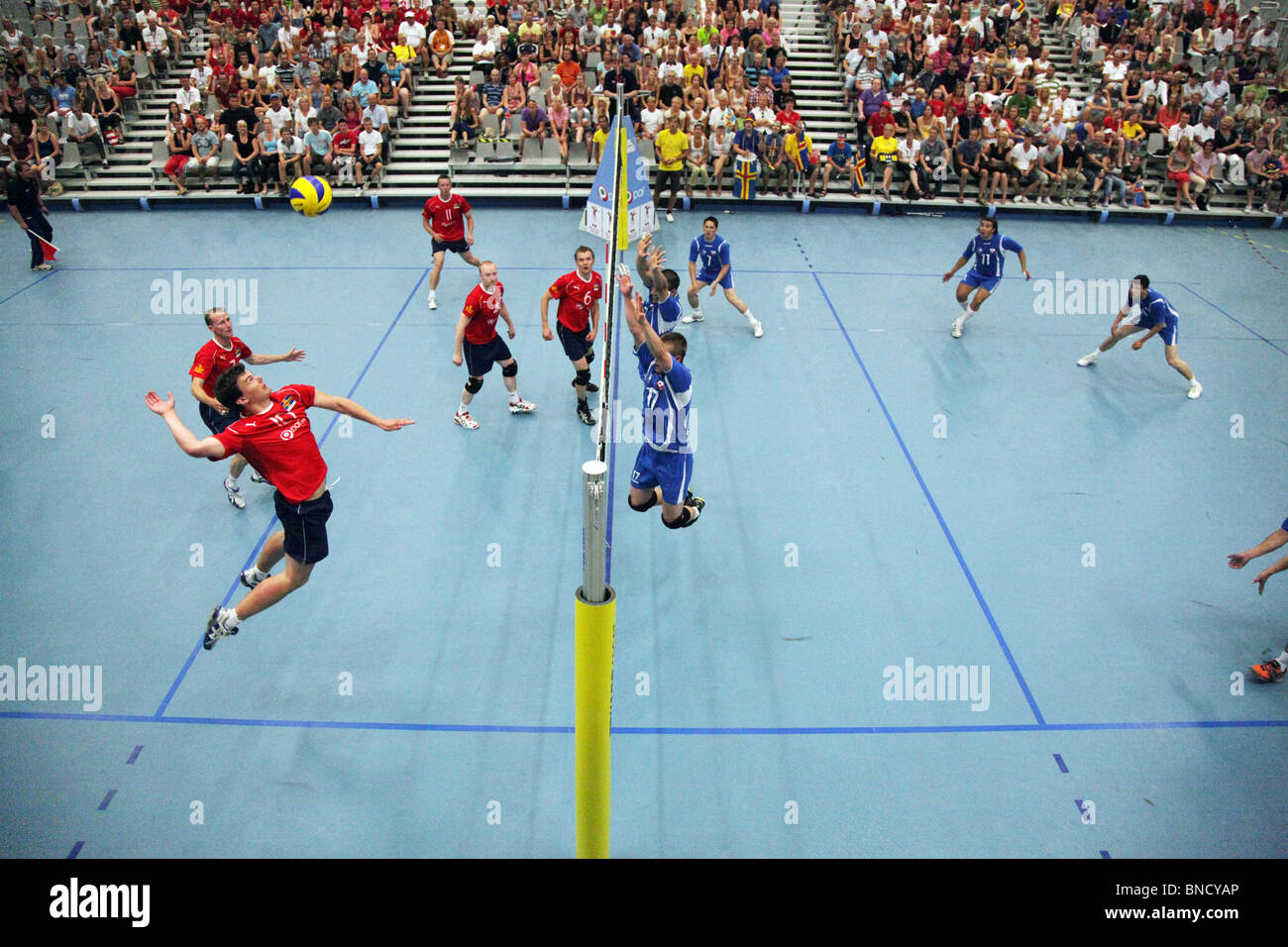 Volleyball court aerial hi-res stock photography and images - Alamy