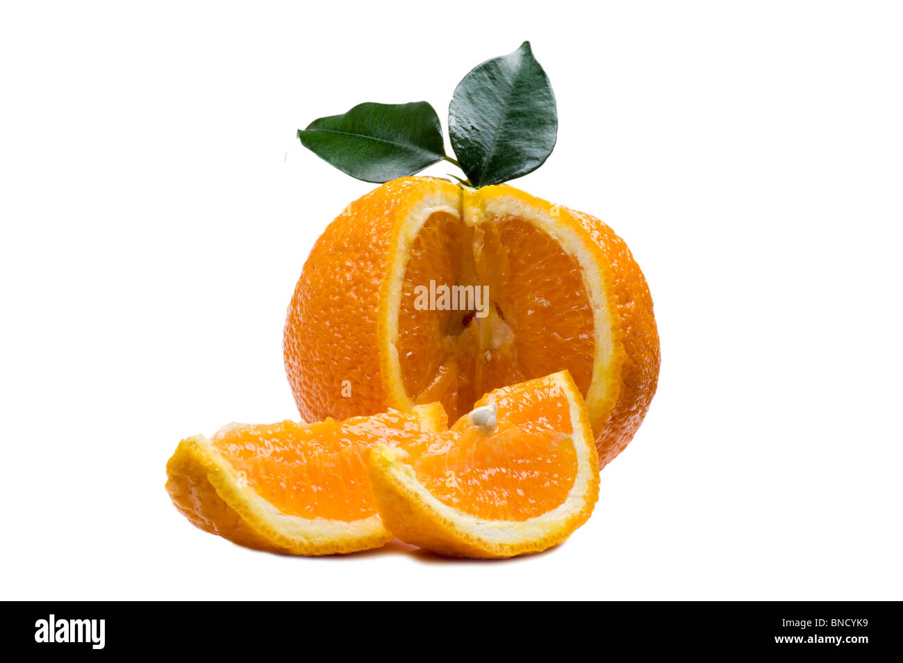 object on white - food orange close up Stock Photo - Alamy