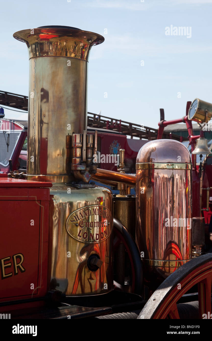 Vintage fire pump of the Chester City Fire Brigade on display at ...