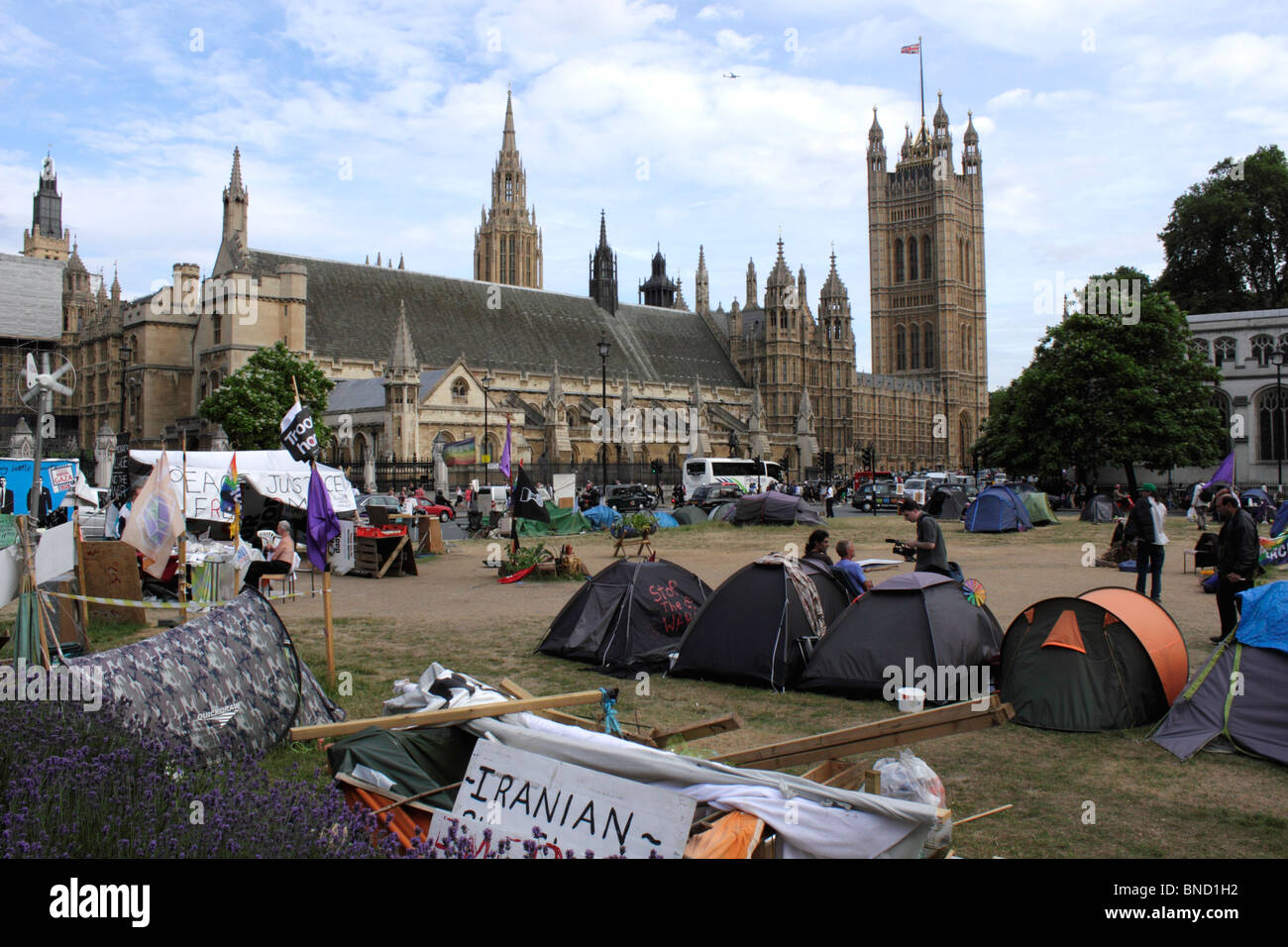 Democracy Village Peace Camp in Parliament Square Westminster London 6 ...