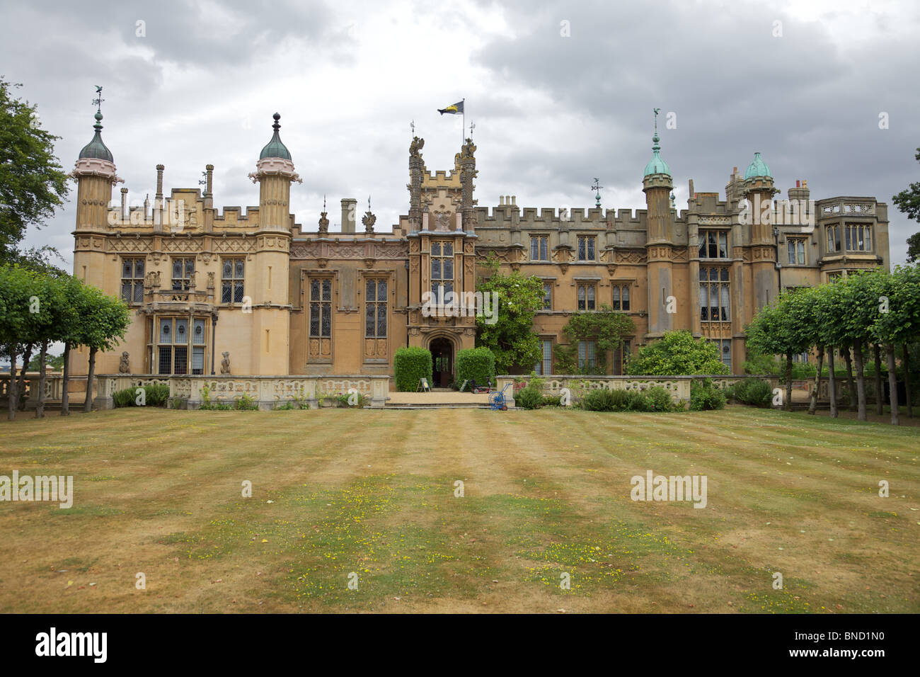 Knebworth House, home of the Lytton family since 1490. Hertfordshire ...
