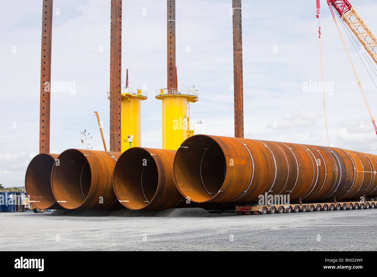 Monopile base hi-res stock photography and images - Alamy