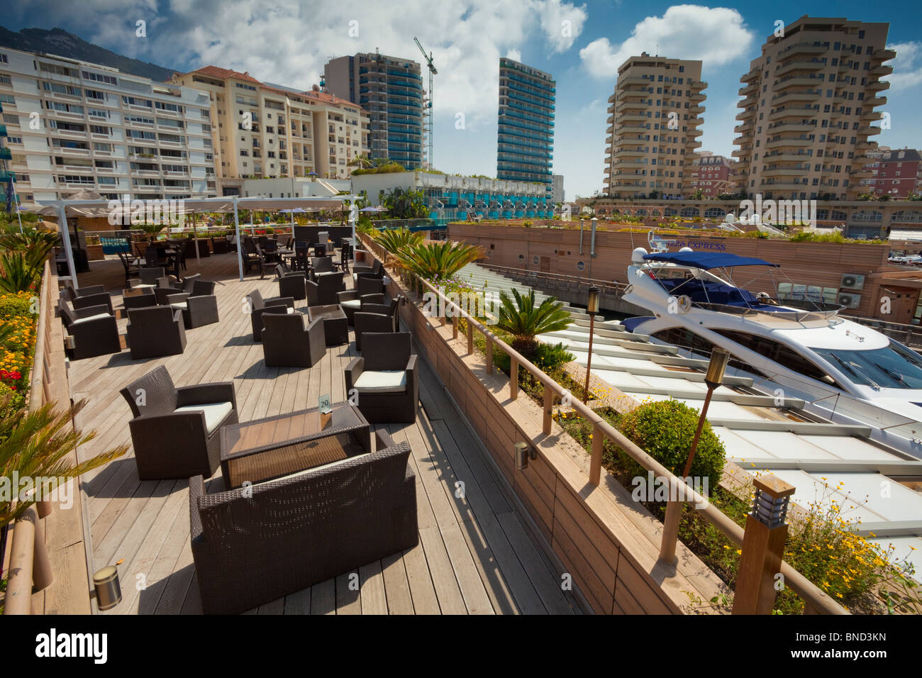 Ocean Village scene Stock Photo - Alamy