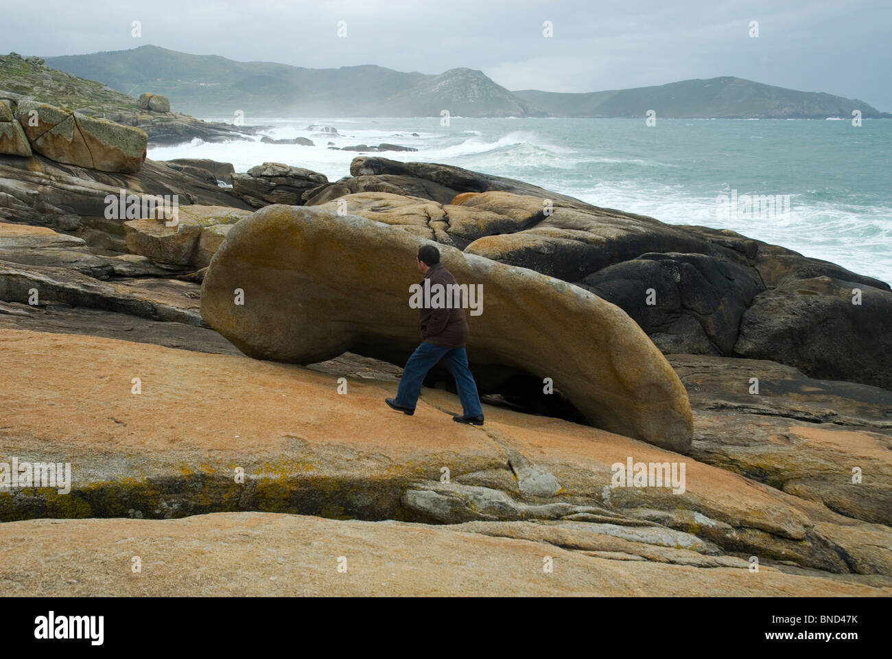 Cabo da Morte or Death Coast at Murxia, Galicia, Spain Stock Photo - Alamy