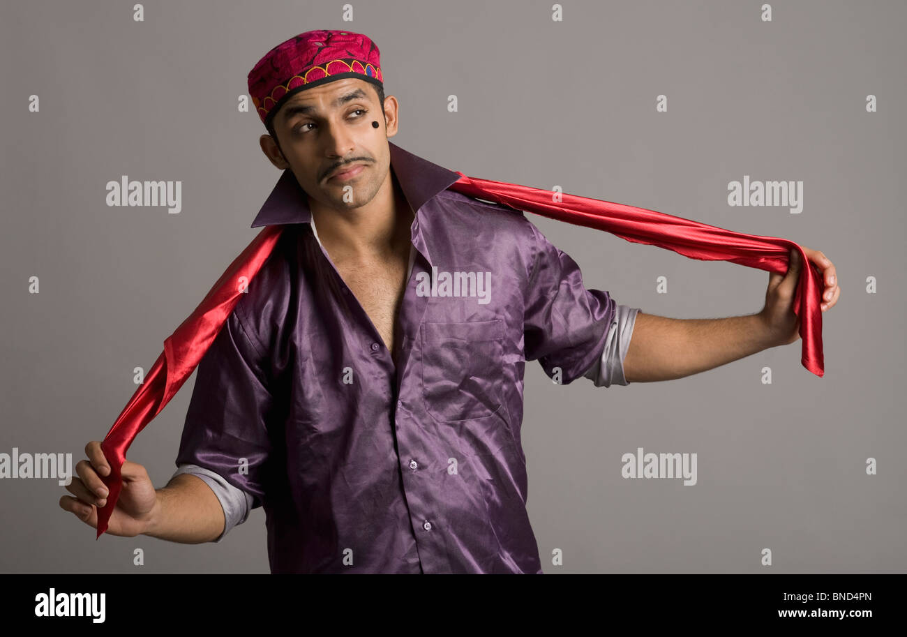 Actor portraying a tapori Stock Photo - Alamy