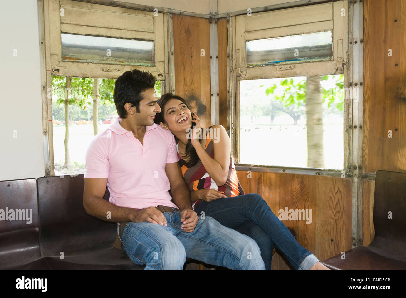 Young couple in cable car hi-res stock photography and images - Alamy