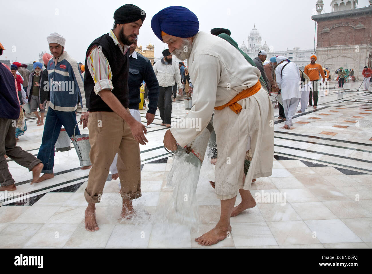 Temple cleaning hi-res stock photography and images - Alamy