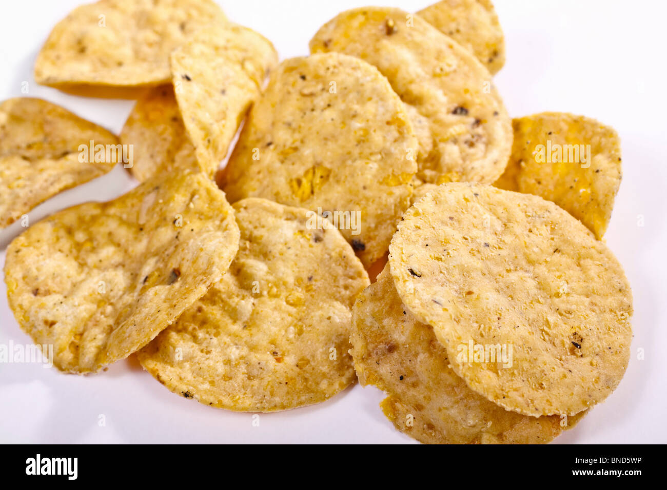 Corn chips. isolated Stock Photo - Alamy