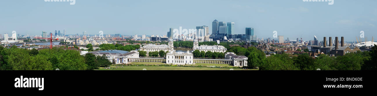 View of london from greenwich park hi-res stock photography and images ...
