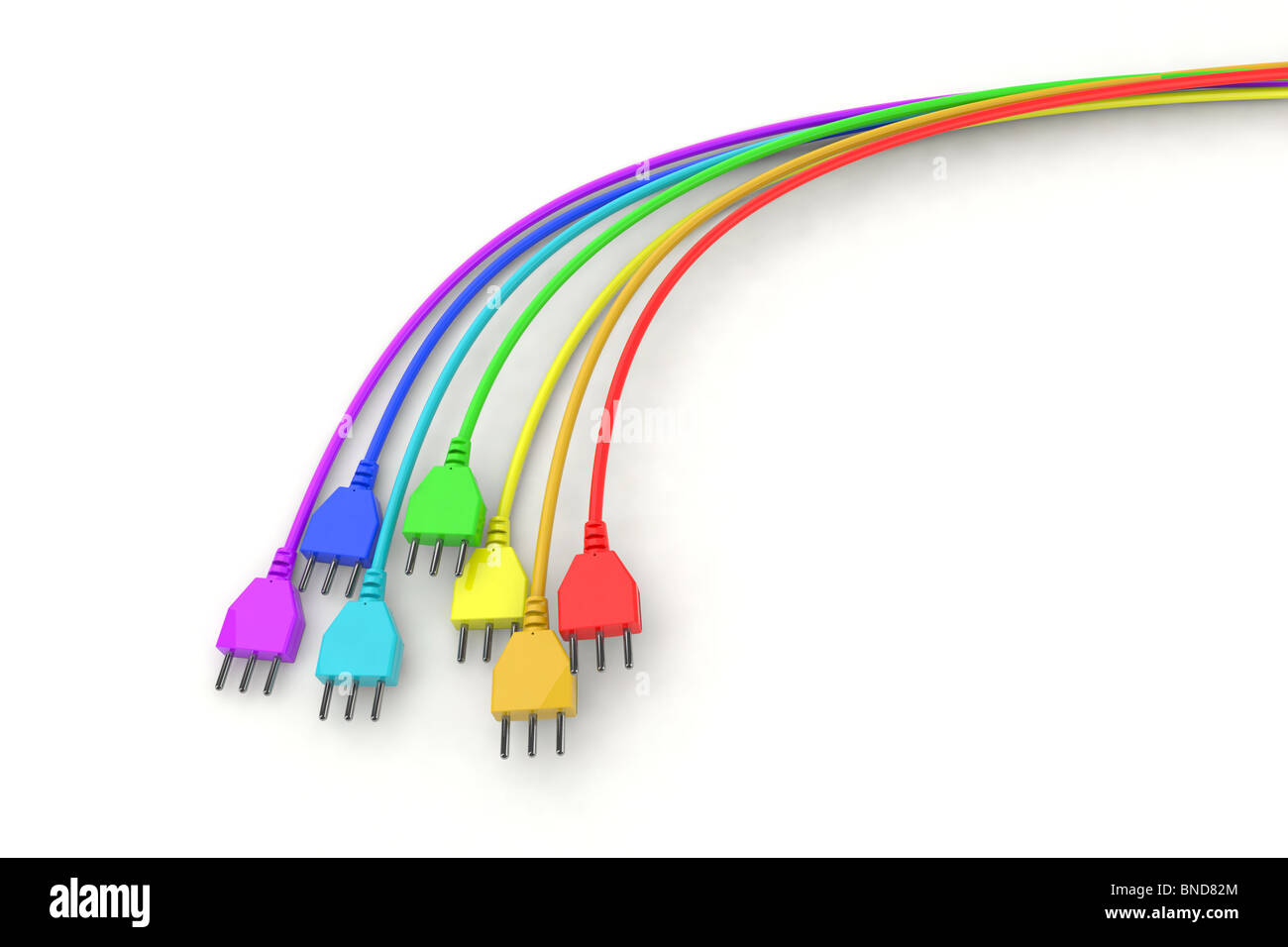 Rainbow wire Cut Out Stock Images & Pictures - Alamy