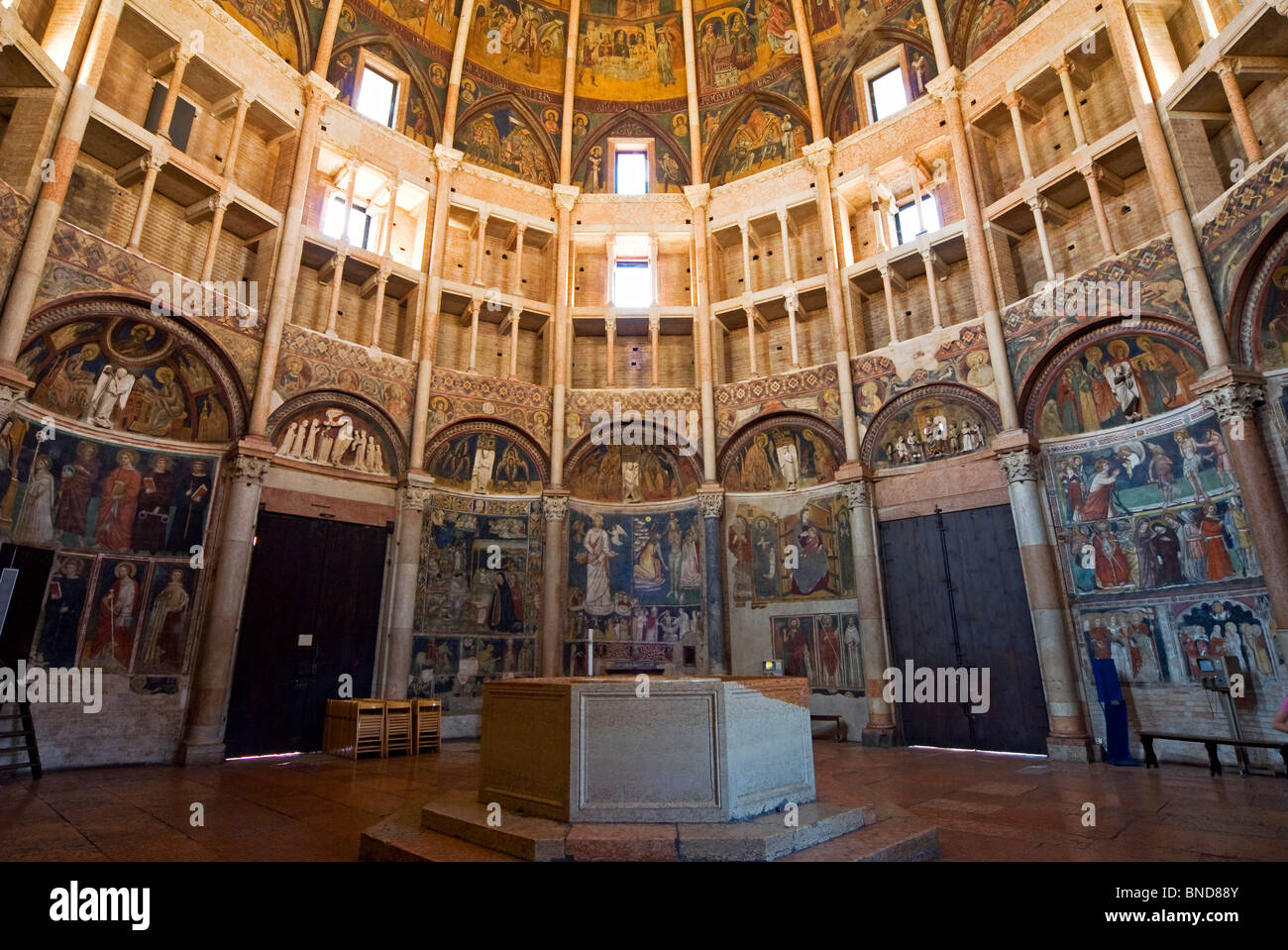 The baptistry, Parma, Emilia Romagna, Italy, Europe Stock Photo - Alamy
