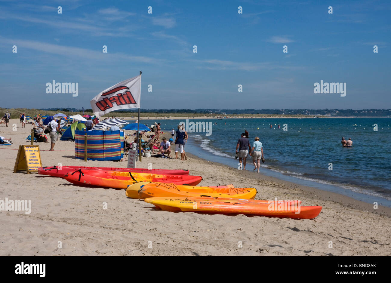 Studland beach summer hi-res stock photography and images - Alamy
