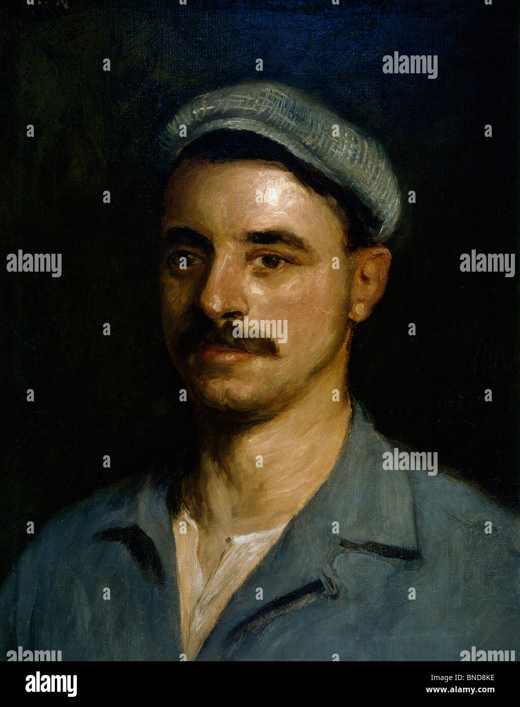Portrait of a Steelworker by Aaron Henry Gorson (1872-1933) USA ...