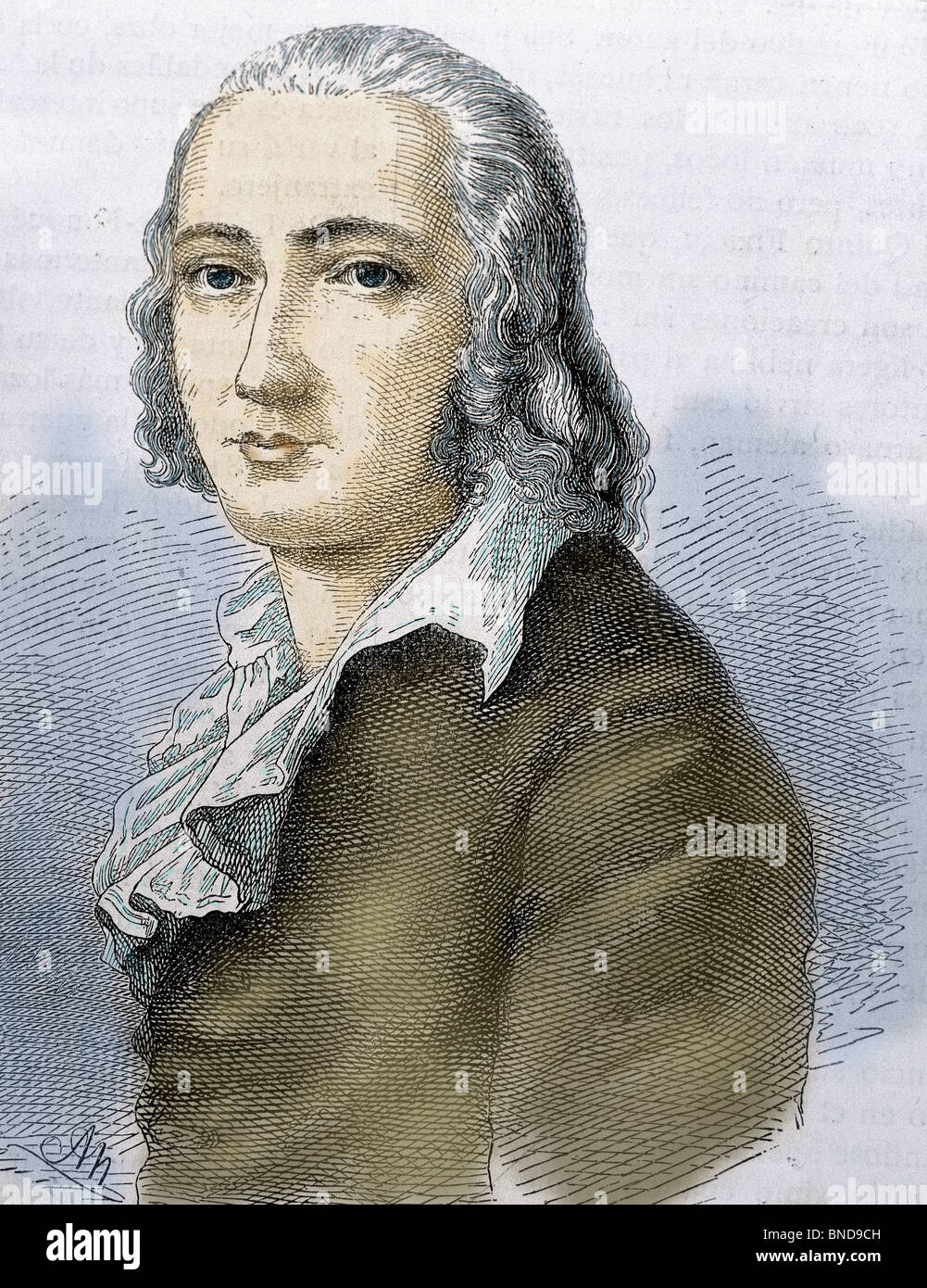 Holderlin, Friedrich (Lauffen-am-Neckar, 1770, Tübingen, 1843). German ...