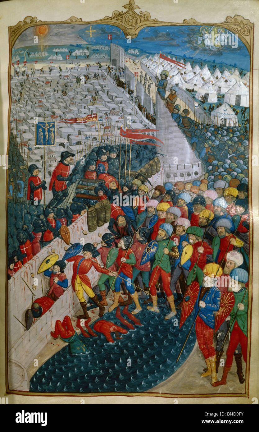 Medieval manuscript battle hi-res stock photography and images - Alamy