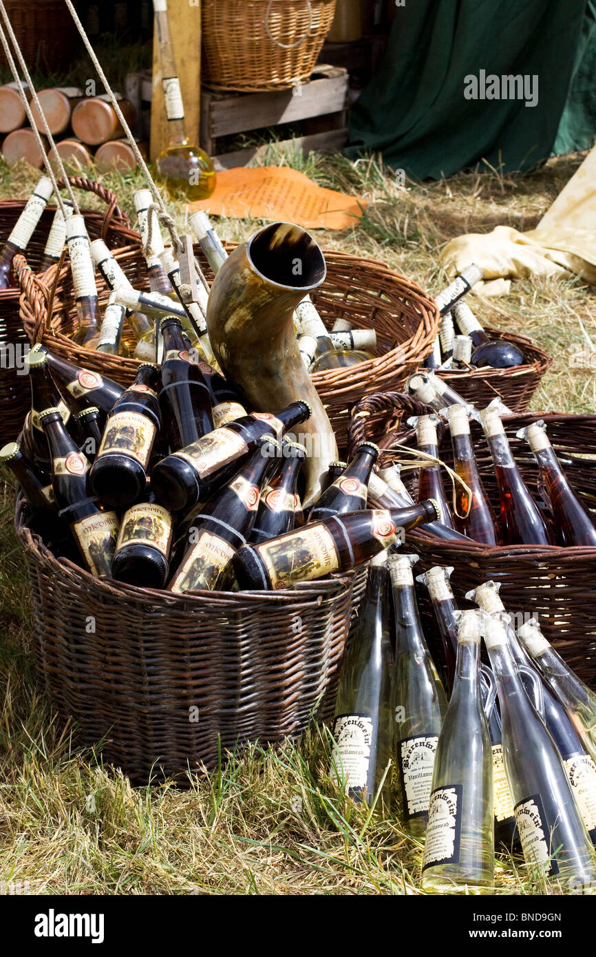 Medieval wine bottles hi-res stock photography and images - Alamy
