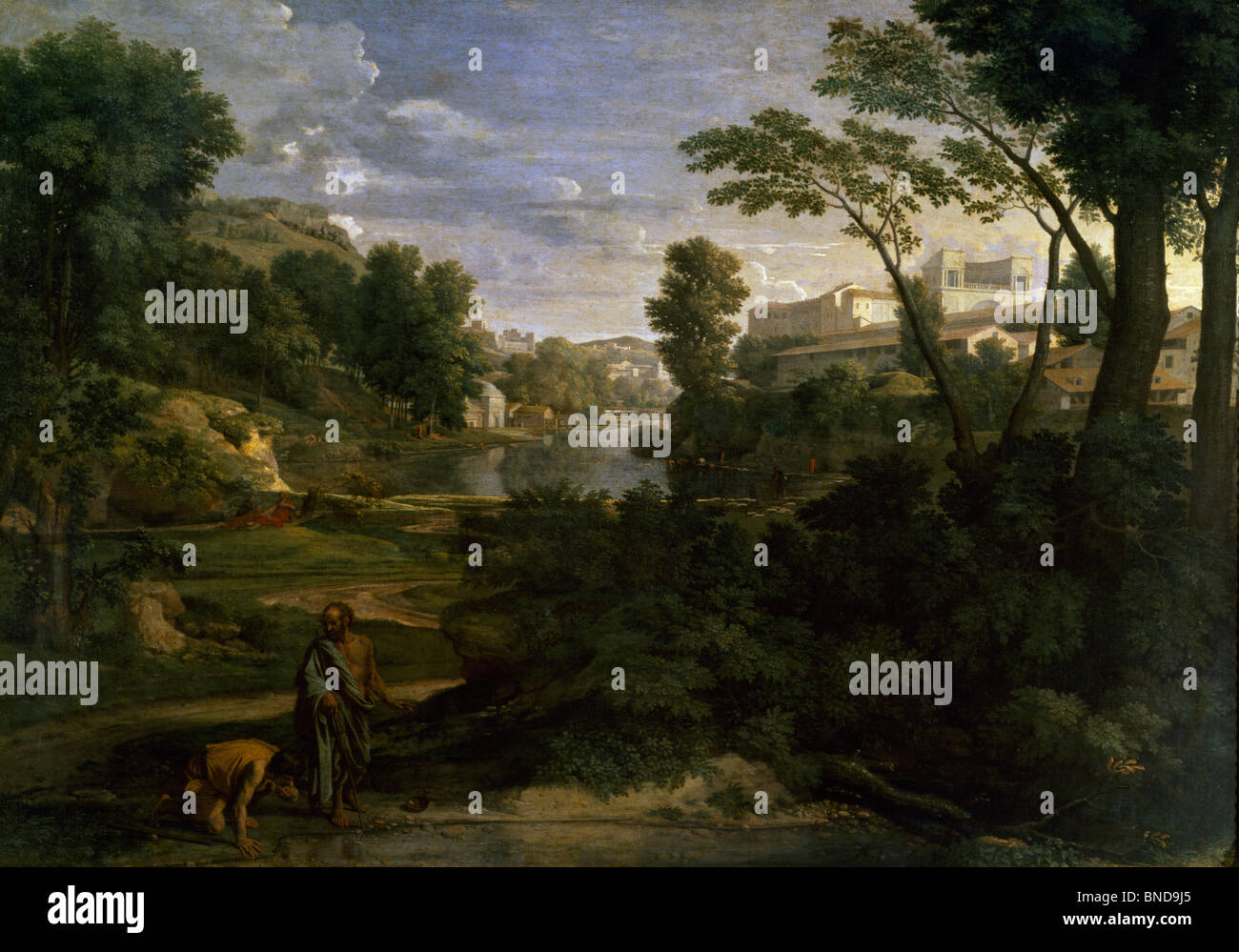 Poussin landscape philosopher hi-res stock photography and images - Alamy