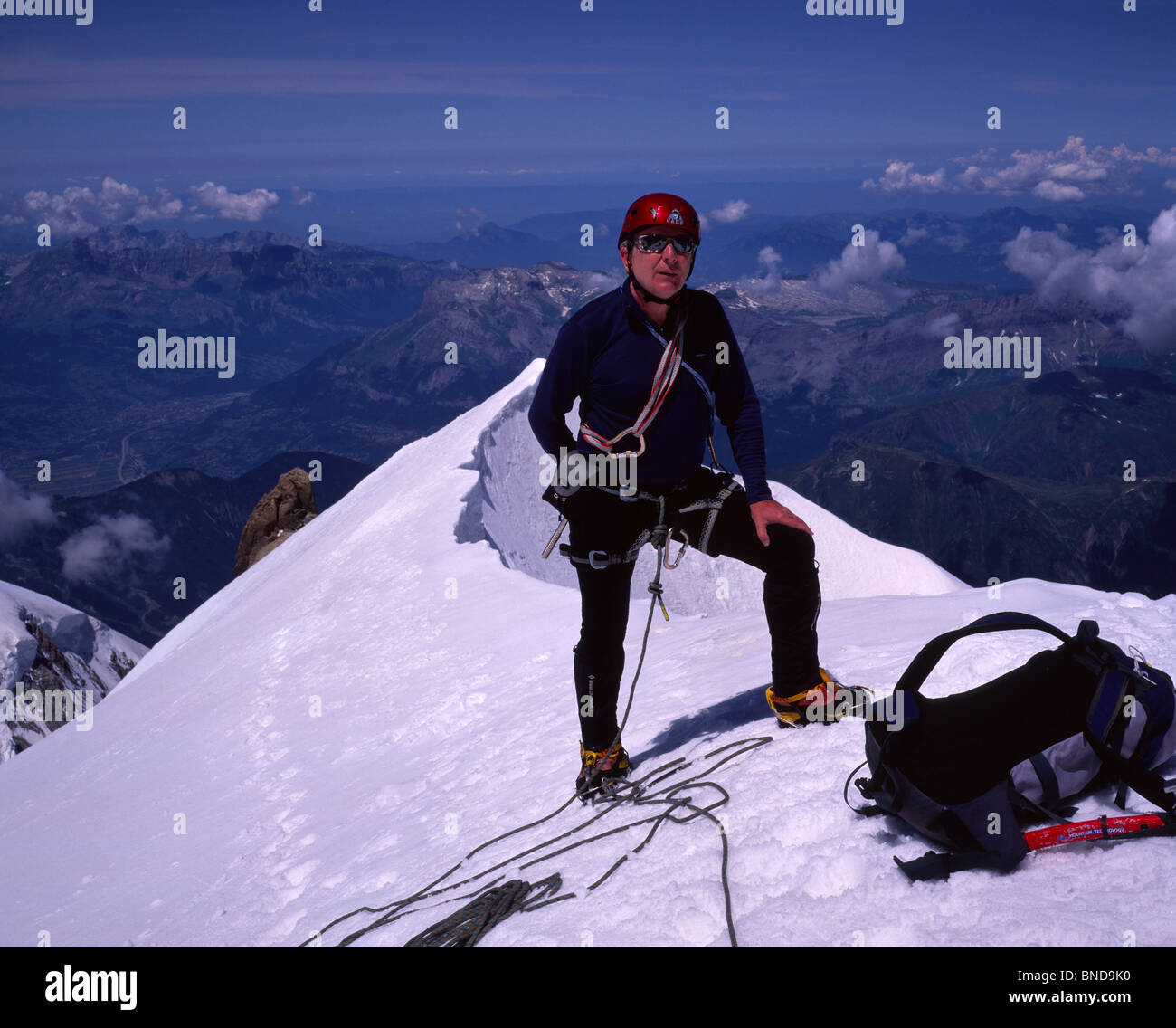 Arete climber hi-res stock photography and images - Alamy