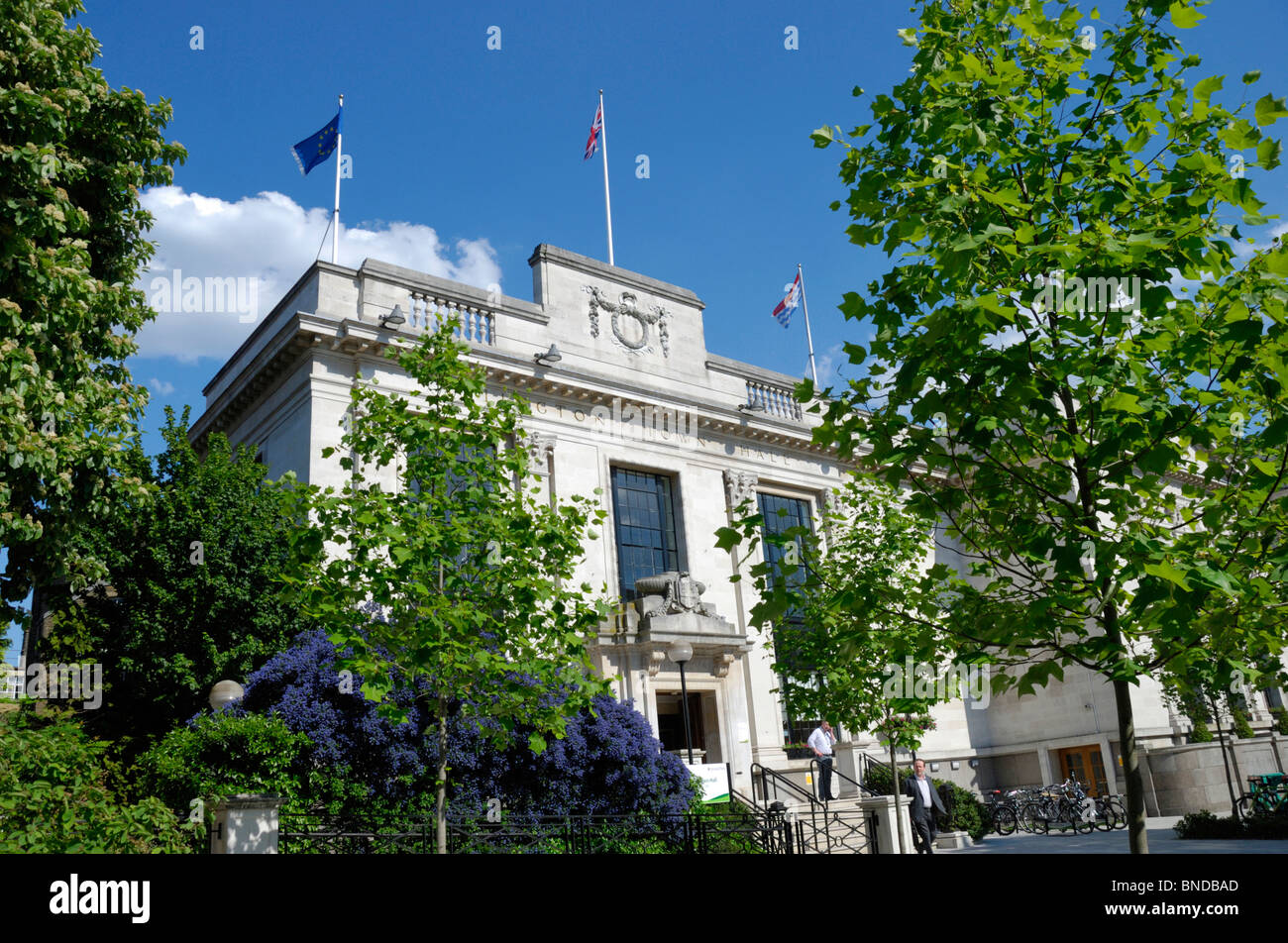 Islington Town Hall, Upper Street, Islington, London, England Stock ...