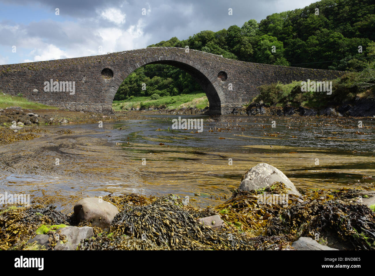 Atlantic bridge in Scotland.Made famous by crossing an Ocean Stock ...
