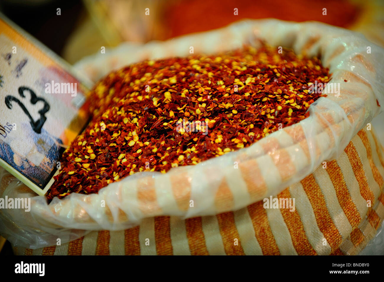 Crushed red chillies hi-res stock photography and images - Alamy