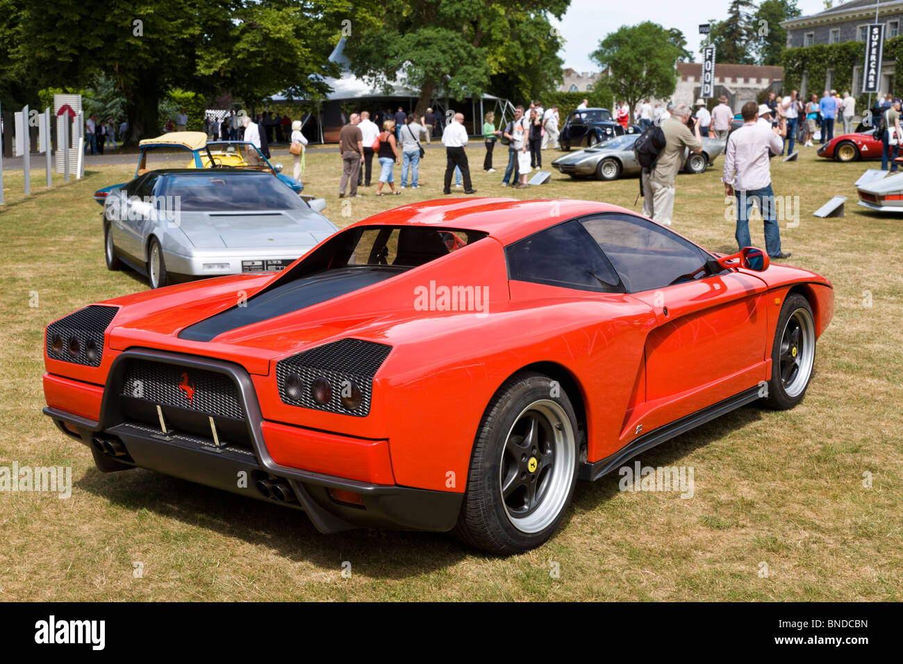 1993 Ferrari F.Z.93 Zagato concept car at the 2010 Goodwood Festival of ...