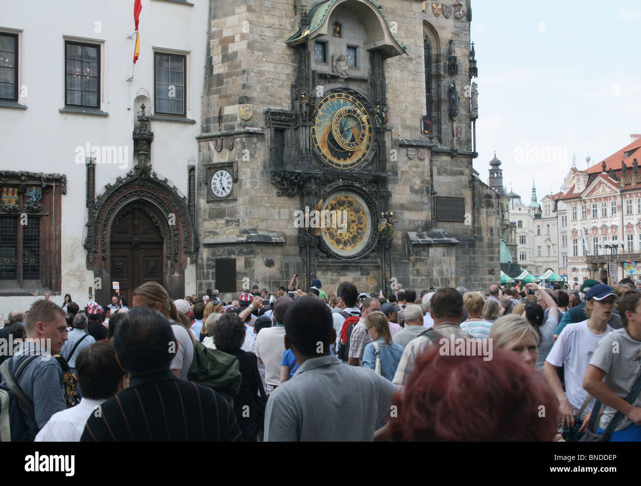 Watching astronomical clock hi-res stock photography and images - Alamy