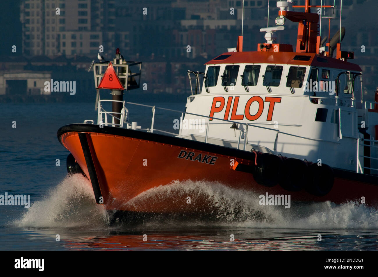 Pilot Boat Drake in the San Francisco Bay Stock Photo - Alamy