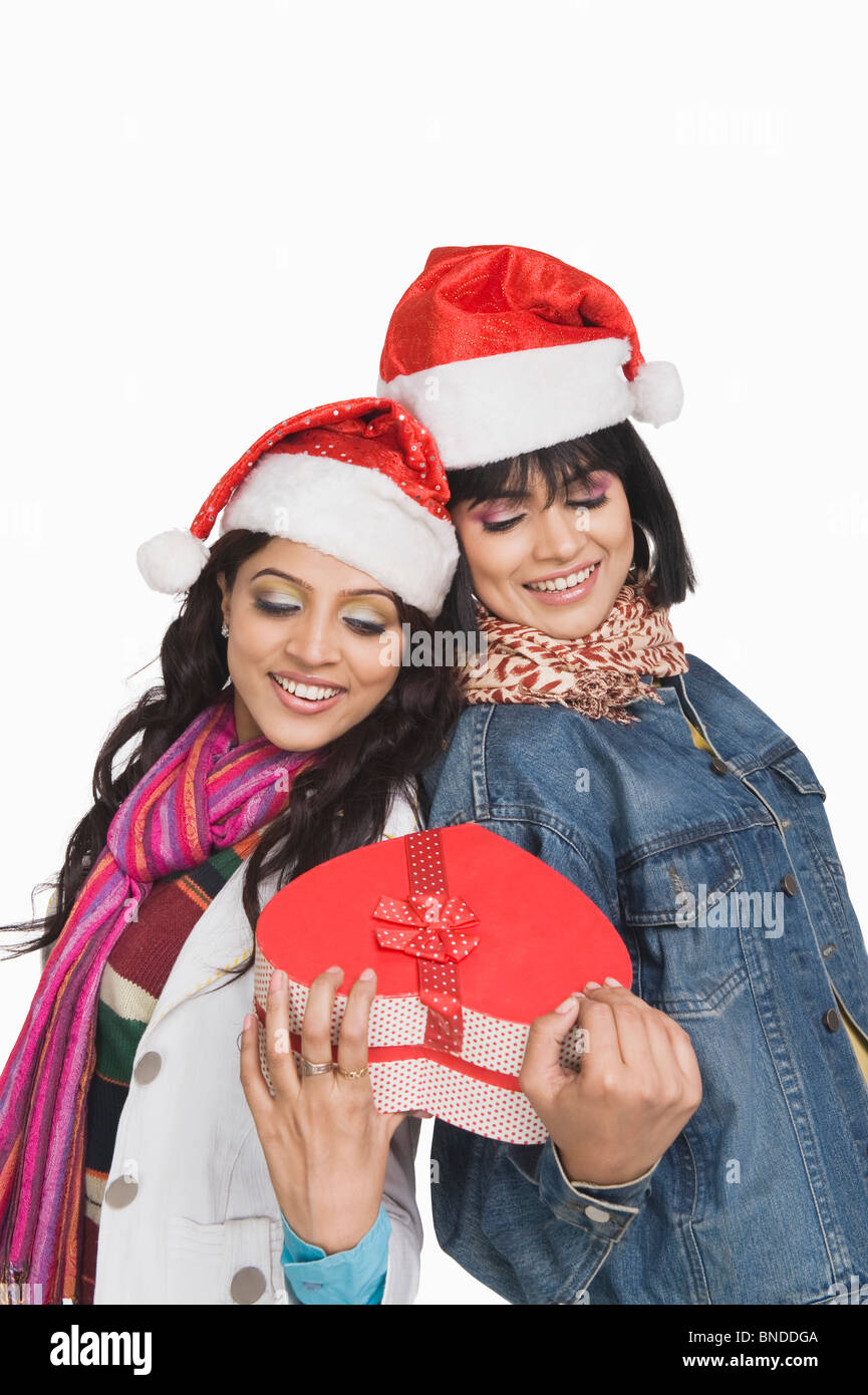 Two women wearing denim hi-res stock photography and images - Alamy