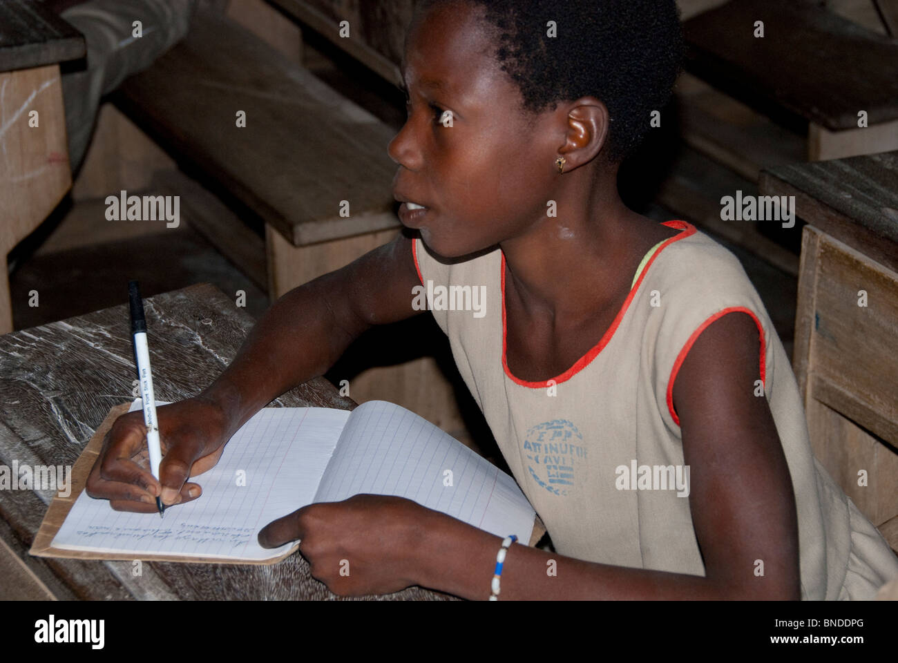 Africa, Togo. Kpalime Valley, Ewe village bush school Stock Photo - Alamy