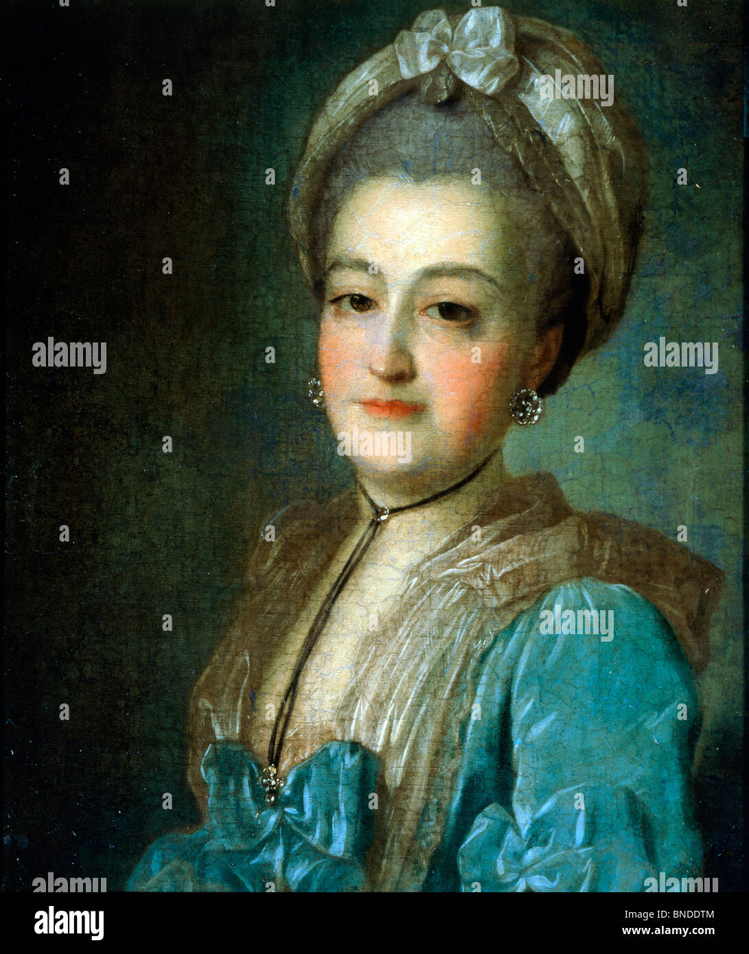 Portrait of Princess A.Kurakina by Fedor Stepanovic Rokotov,oil on ...