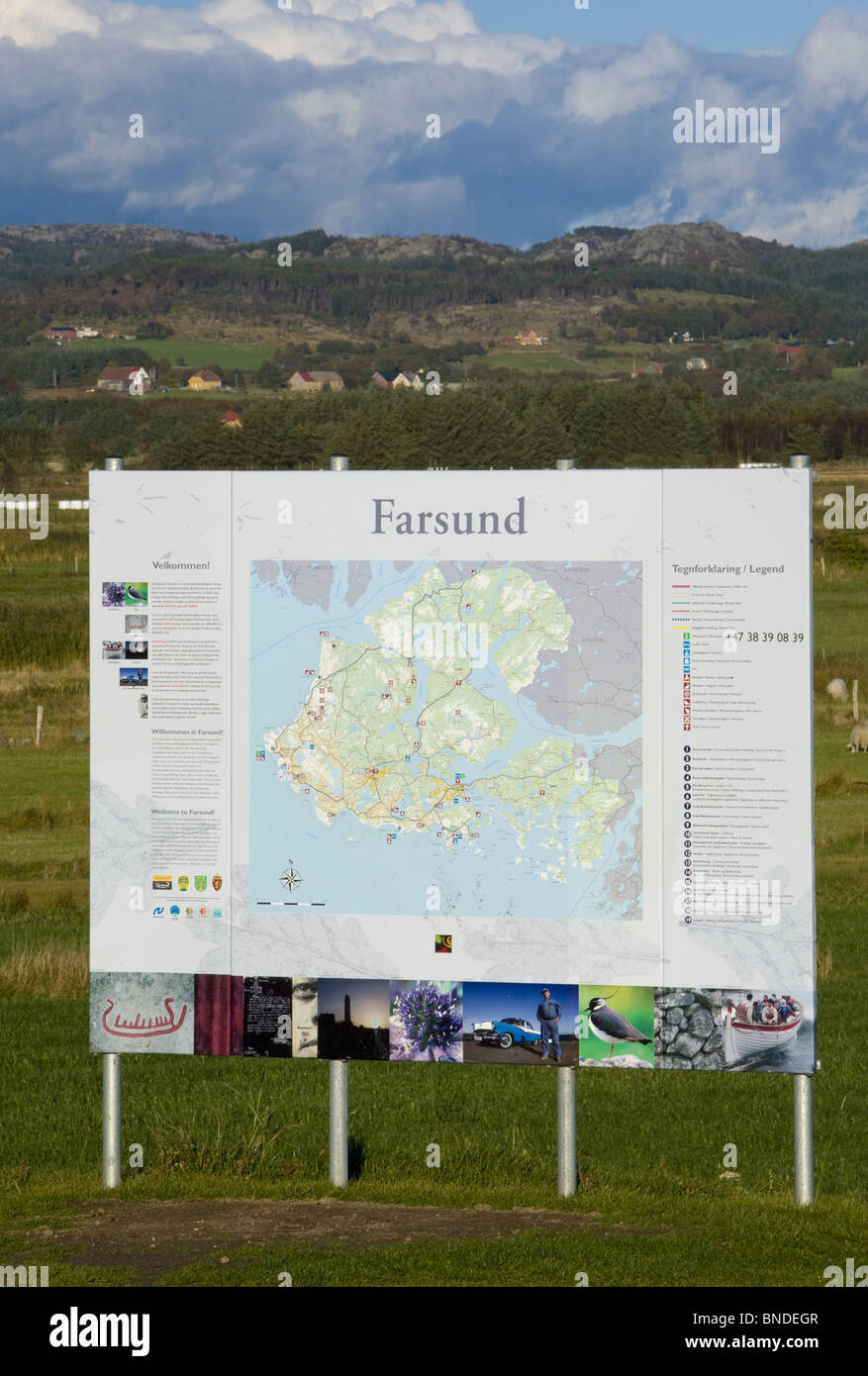 map of Farsund, Lista, Norway Stock Photo - Alamy