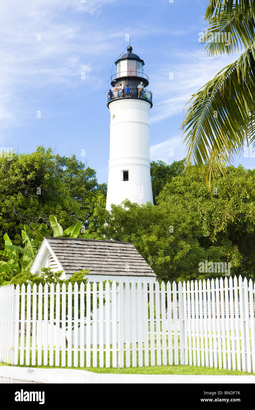 The Key West Lighthouse, Florida Keys, Florida, USA Stock Photo - Alamy