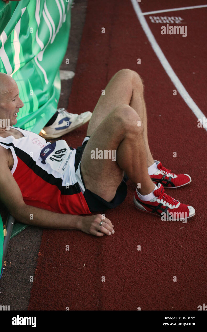 David Ibbotson Jersey exhausted runner ninth in the Men's 10,000m at ...