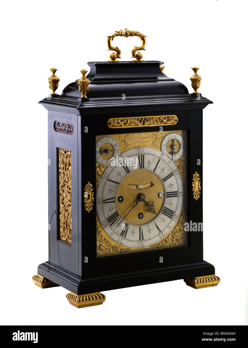 English bracket clock Stock Photo - Alamy