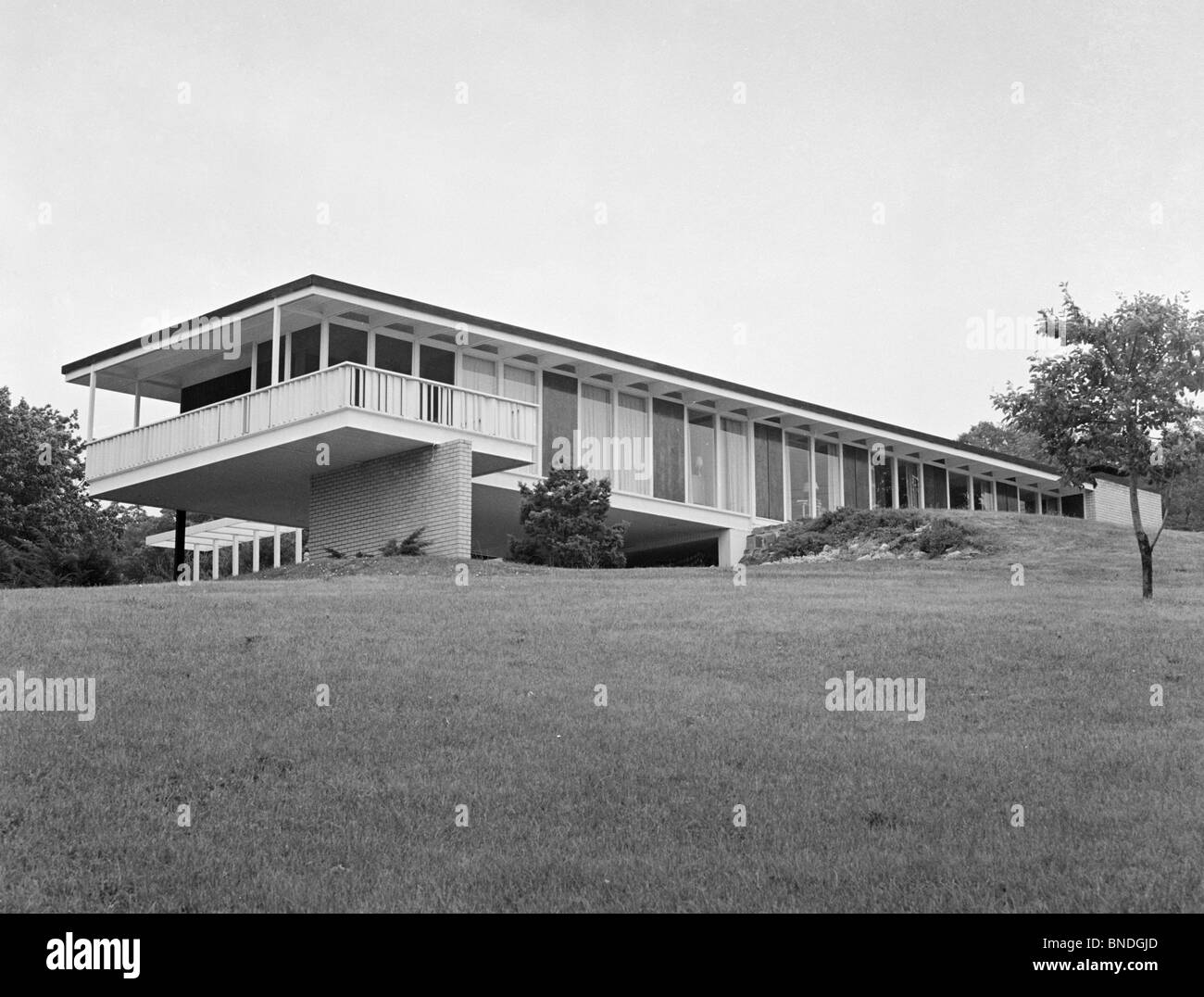 House front view in Black and White Stock Photos & Images - Alamy