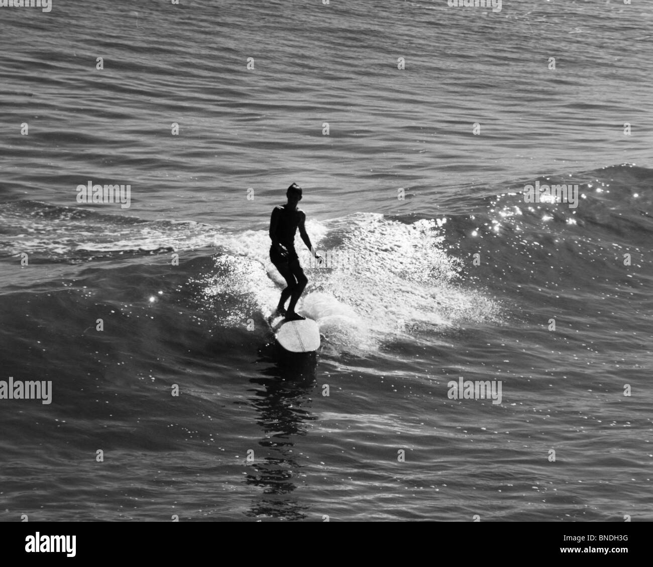 View sea man standing Black and White Stock Photos & Images - Alamy